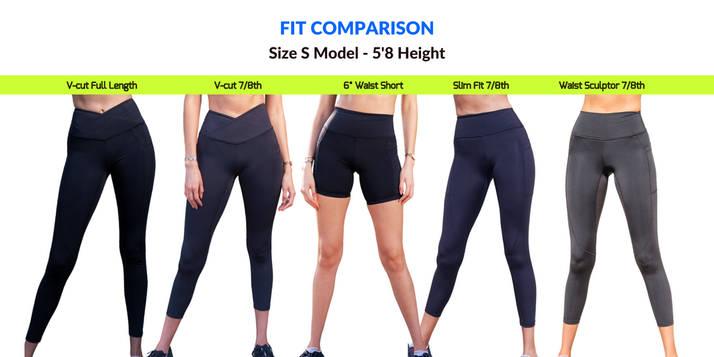 Visual Size Guide - Oya Femtech Apparel